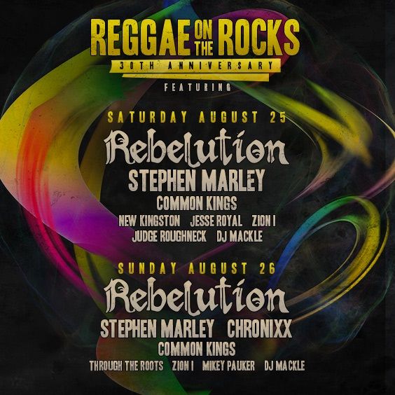 30 YEARS OF REGGAE ON THE ROCKS Red Rocks Amphitheatre