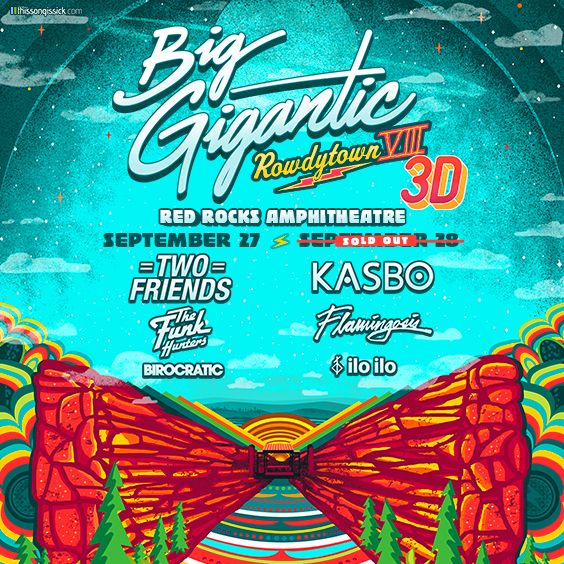 Big Gigantic Red Rocks Amphitheatre