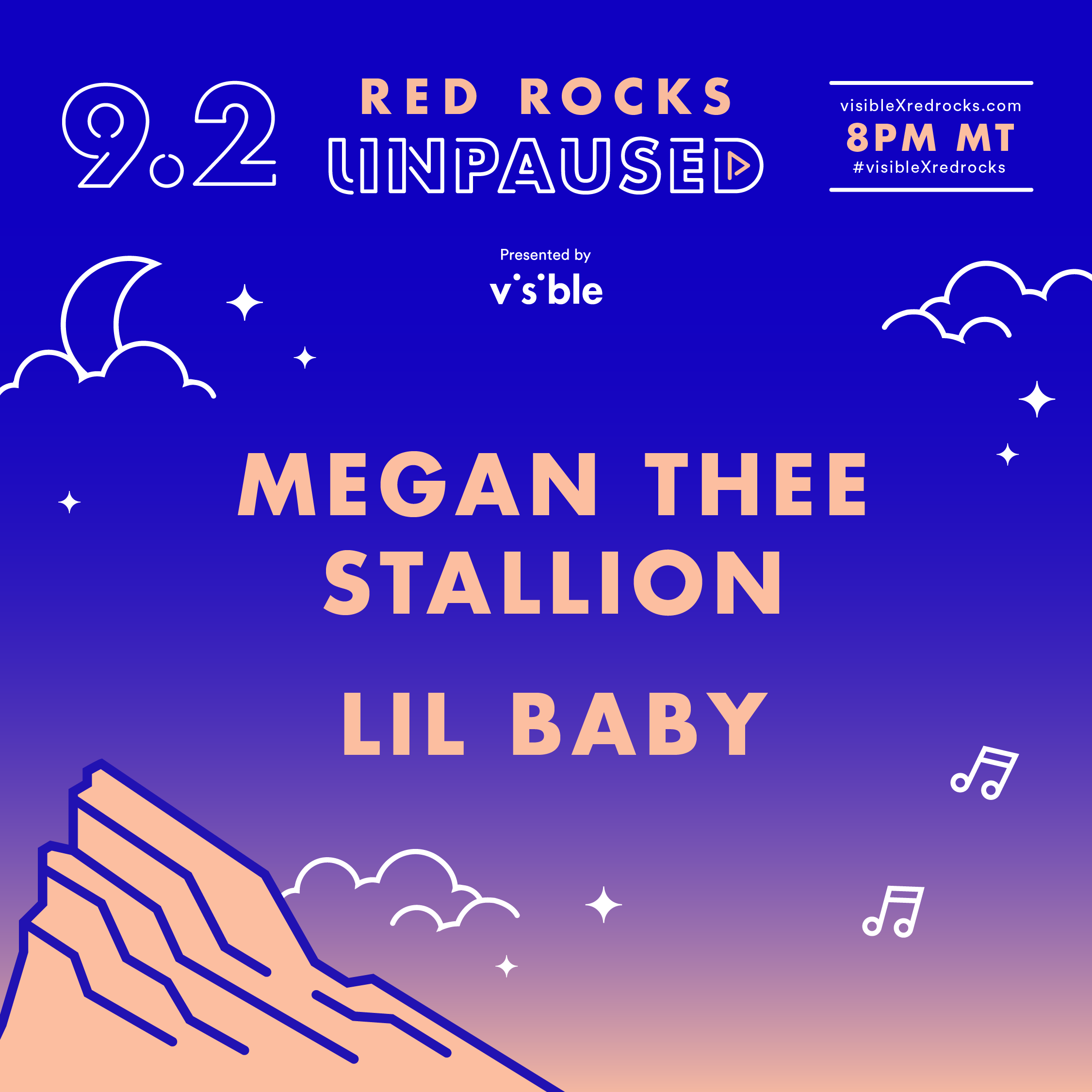 Red Rocks Unpaused Night 2: Megan Thee Stallion and Lil Baby Red Rocks ...