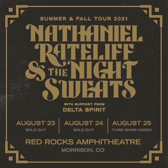 Nathaniel Rateliff & The Night Sweats 8/25 Red Rocks Amphitheatre