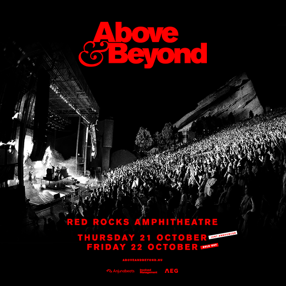 Above & Beyond 10/21 Red Rocks Amphitheatre