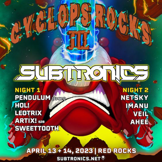Subtronics 4/14 Red Rocks Amphitheatre