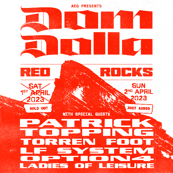 Dom Dolla 4/1 Red Rocks Amphitheatre