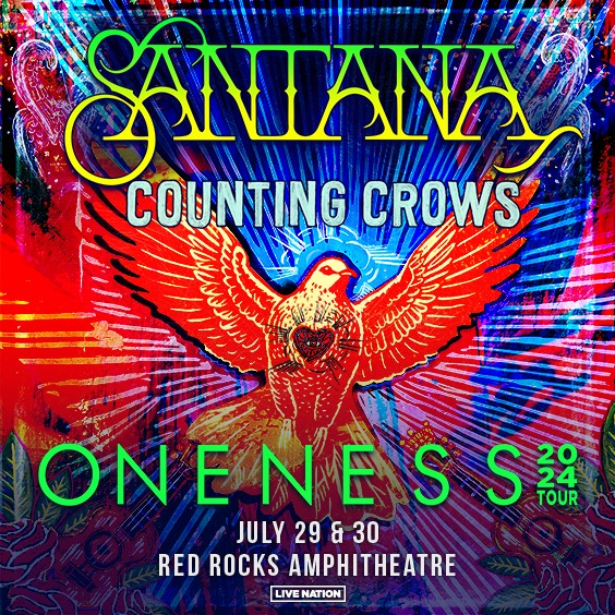 Santana & Counting Crows Red Rocks Amphitheatre