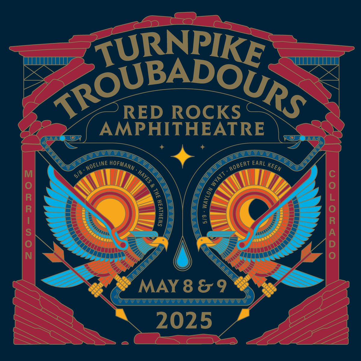 Turnpike Troubadours Red Rocks Amphitheatre