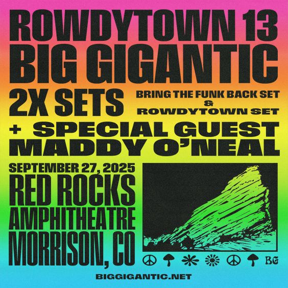 Big Gigantic Red Rocks Amphitheatre