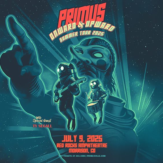 PRIMUS - Onward & Upward Summer Tour 2025 Red Rocks Amphitheatre