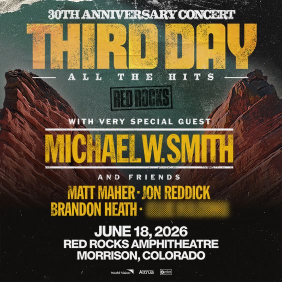 THIRD DAY 30th Anniversary Red Rocks Amphitheatre