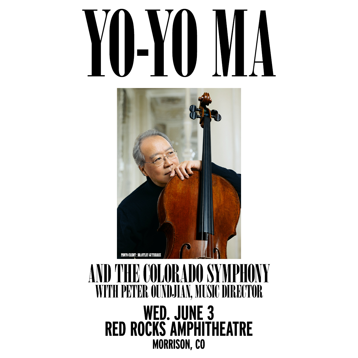 Yo-Yo Ma with the Colorado Symphony Red Rocks Amphitheatre
