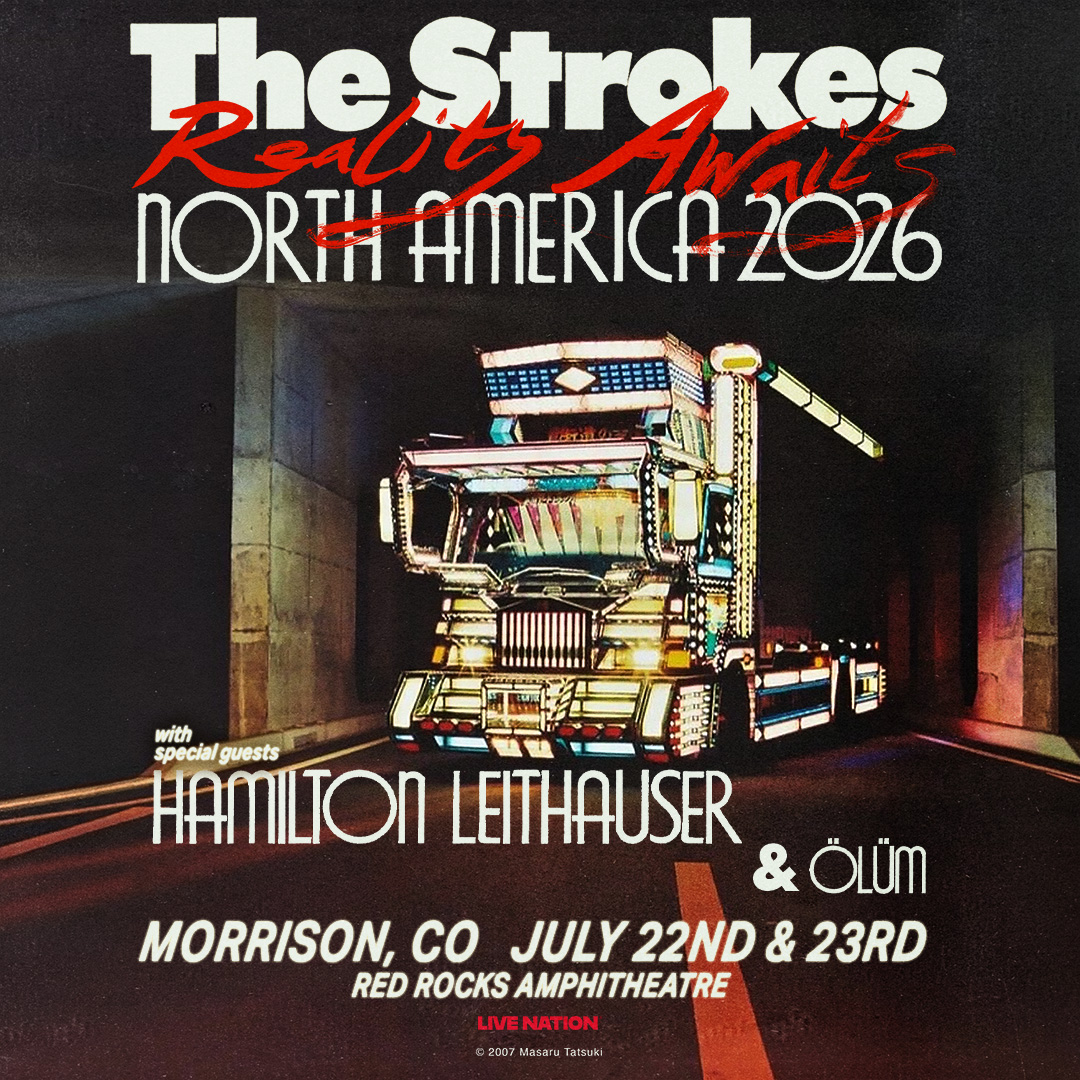 The Strokes - Reality Awaits North America Red Rocks Amphitheatre